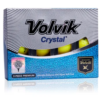 Volvik Crystal 3-Piece Golf Balls - Golfballs.com