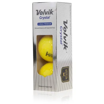 Volvik Crystal 3-Piece Golf Balls - Golfballs.com