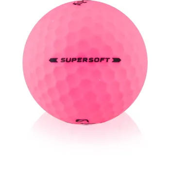 Callaway Golf Supersoft Matte Pink Golf Ball Logo Overruns - Golfballs.com