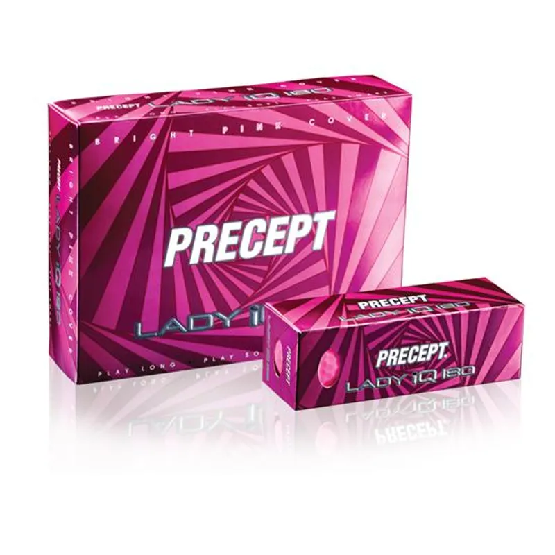 Precept Lady iQ 180 Golf Balls - Pink - Golfballs.com