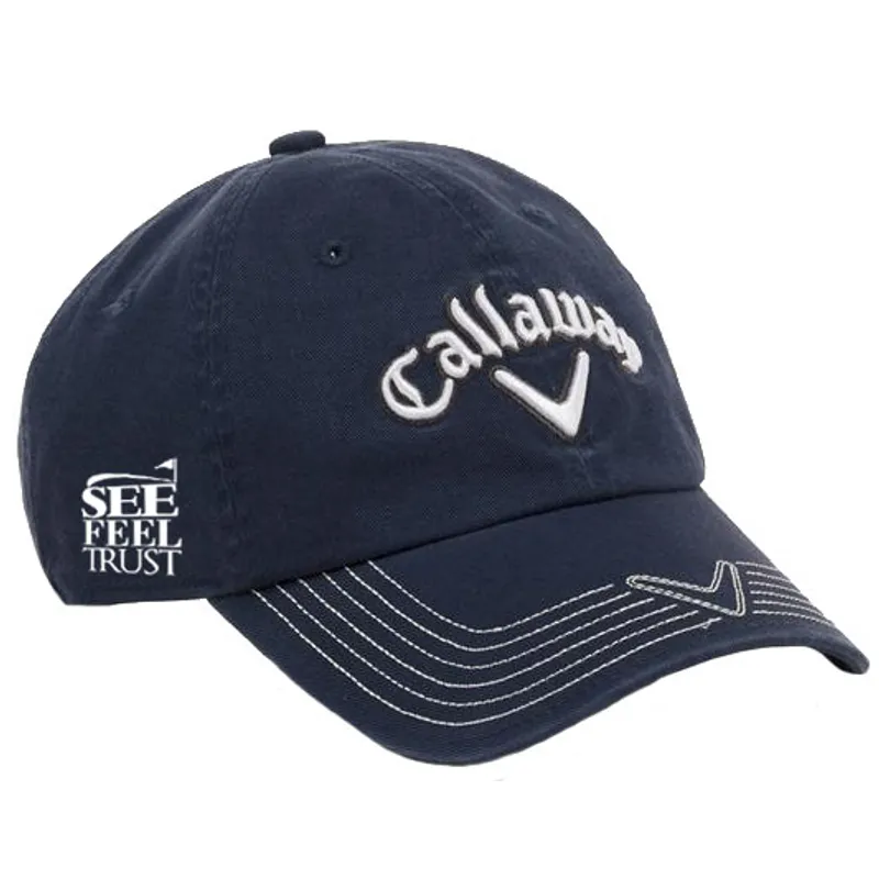 Callaway Golf Pro Stitch See Feel Trust Logo Golf Hat - Golfballs.com