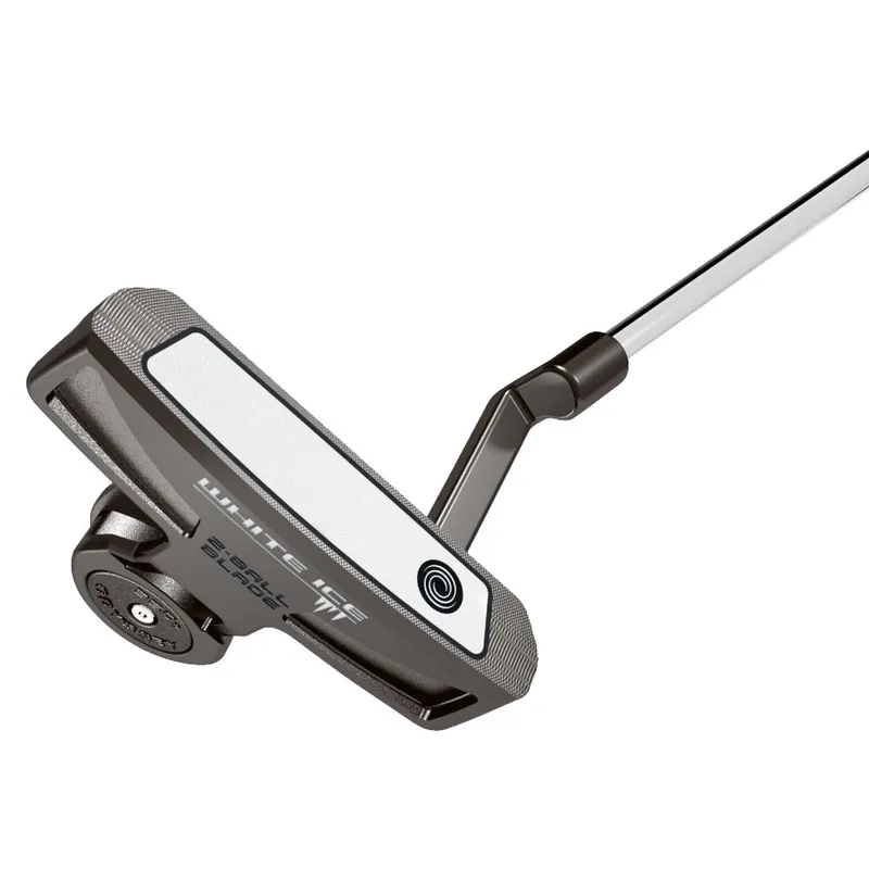 Odyssey Golf White Ice 2 Ball Blade Lined Putter - Golfballs.com