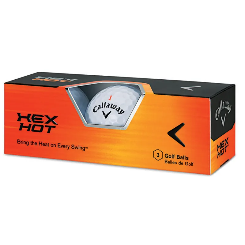 Callaway Golf HEX Hot Logo Overrun Golf Balls - Golfballs.com